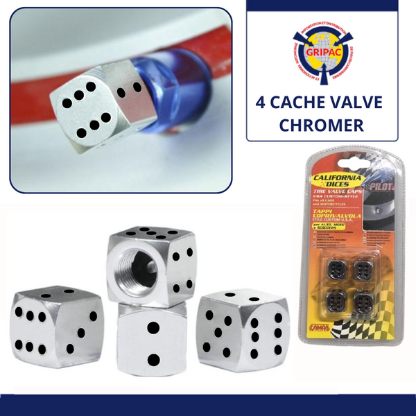 4 Cache valve domino chromer – Gripac.ma
