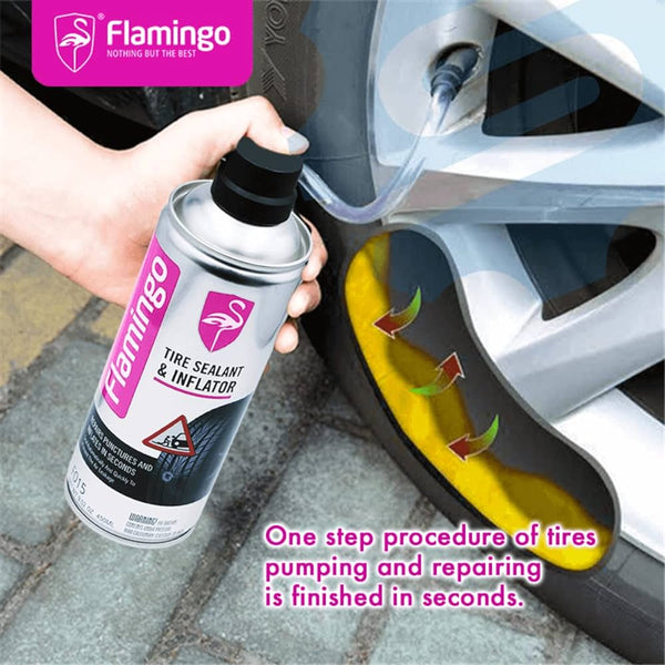 F015 FLAMINGO Anti-crevaison 450ml – Gripac.ma